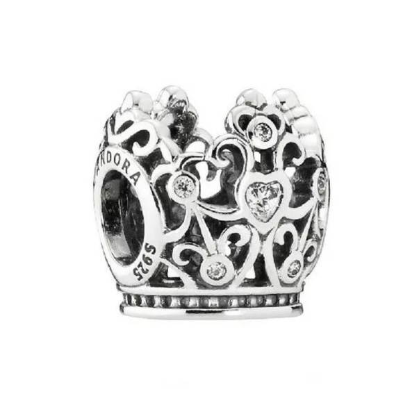 Pandora | Jewelry | Pandora Disney Princess Crown Charm | Poshmark